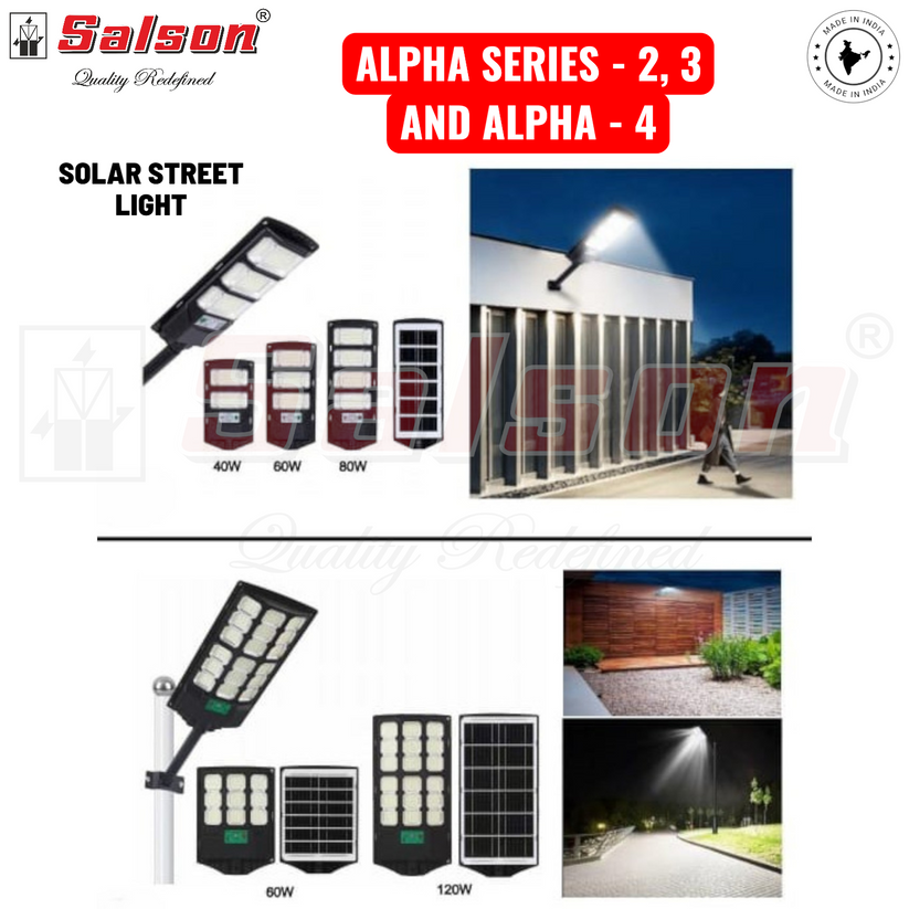 SE - ALPHA-2,3 AND ALPHA-4 SOLAR POWERED STREET LIGHT – CULT AUDIO